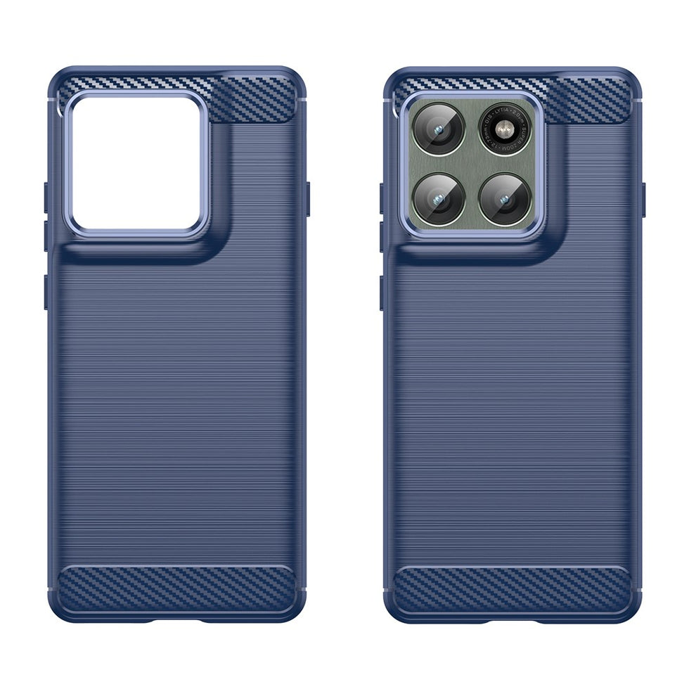Carbon Flex Motorola Edge 60 Pro / Motorola Edge (2025) cover - Blue ...